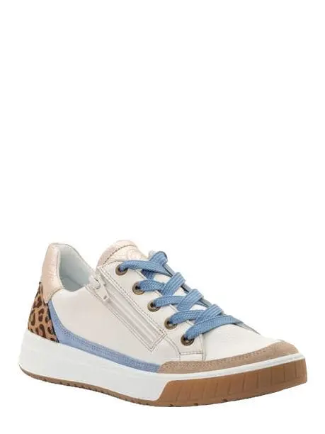 ARA Rio Sneaker - Cream/sand/blue/nature