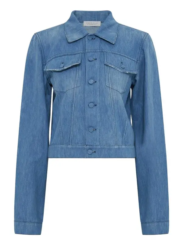 Gabriela Hearst Roland Denim Jacket - Light Blue Denim