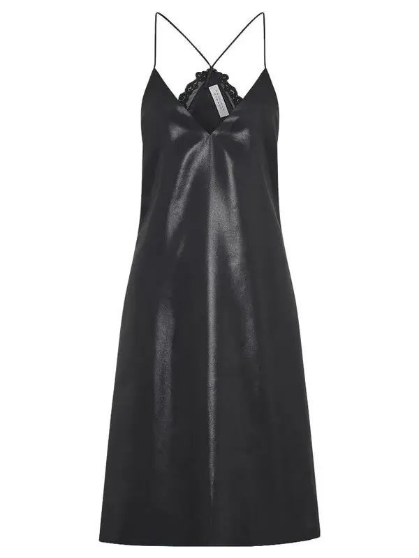 Gabriela Hearst Dinah Slip Midi Dress - Black