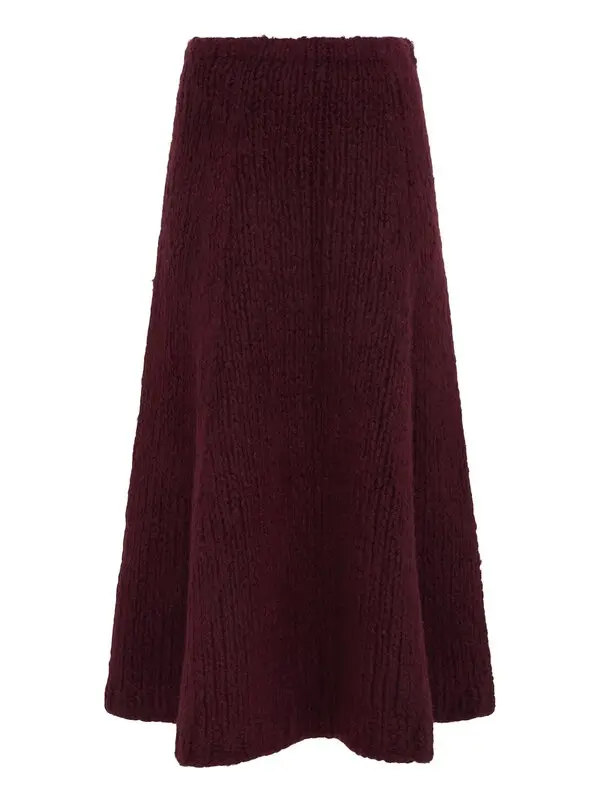 Gabriela Hearst Knit Midi Skirt - Dip Dye Sunrise
