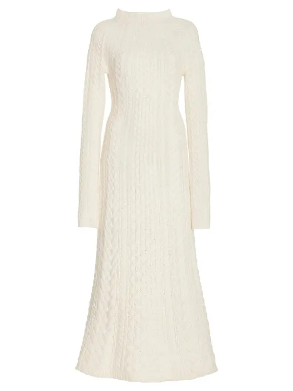 Gabriela Hearst Amaris Knit Maxi Dress - Ivory