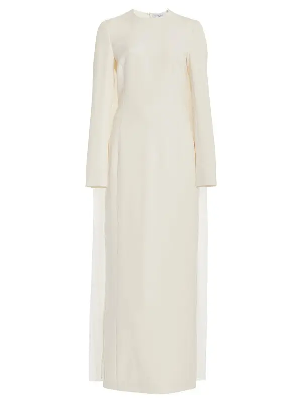 Gabriela Hearst Carlota Draped Maxi Gown - Ivory