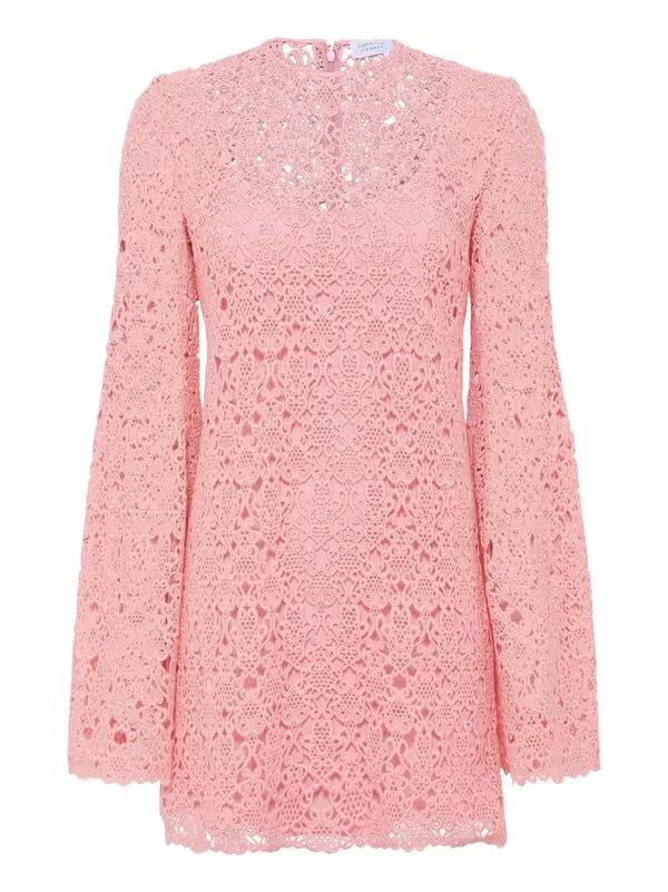Gabriela Hearst Archie Mini Dress - Rosa