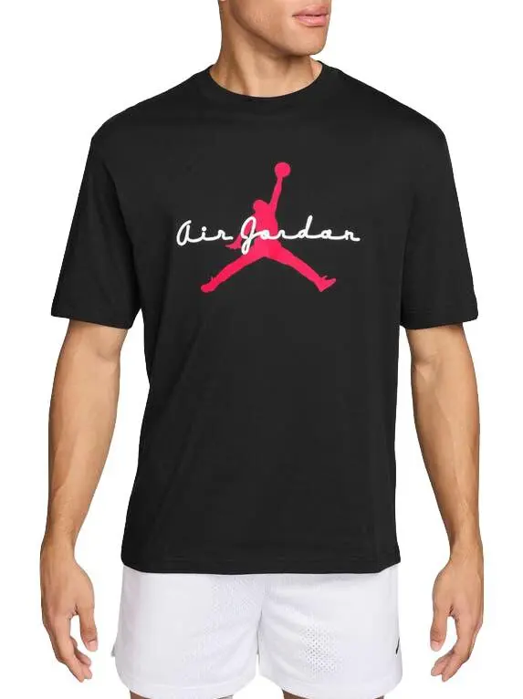 JORDAN Jumpman Graphic T-shirt - Black/white/infrared