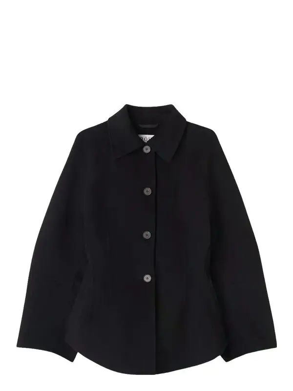 RÓHE Button Jacket - Black