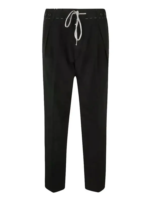 MAISON MARGIELA Drawstring Trousers - Black
