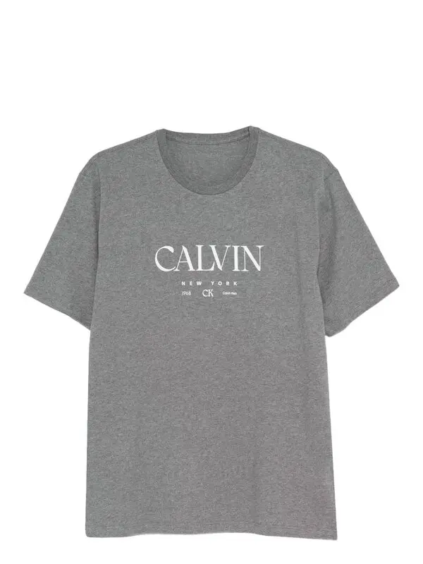 Calvin Klein Logo-print T-shirt - Grey
