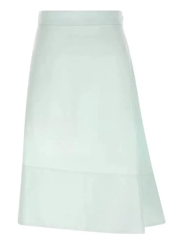 JIL SANDER Asymmetric Flared Midi Skirt - Blue