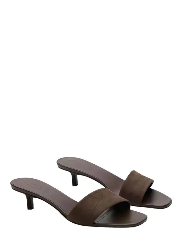 Loulou De Saison Sarafina Thick-strap Sandals - Brown