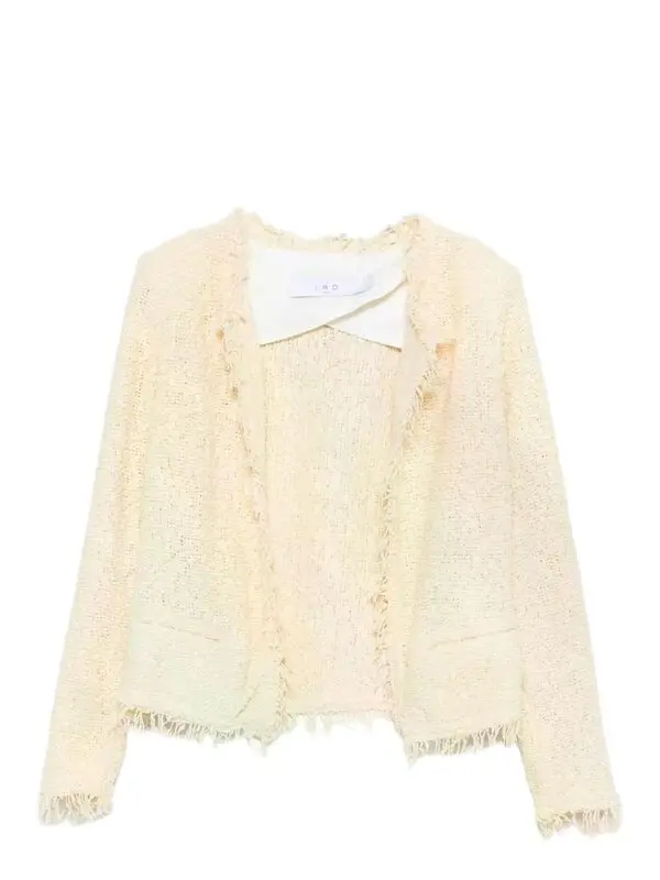 IRO PARIS Shavani Frayed Jacket - Neutrals
