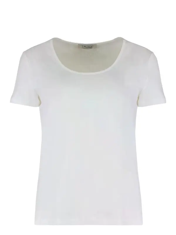 Max Mara Crew-neck T-shirt - Neutrals