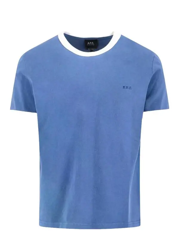 A.p.c. Logo T-shirt - Blue
