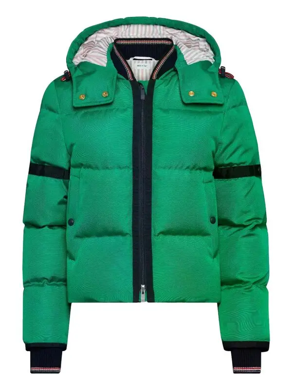 Thom Browne Armband Puffer Jacket - Green