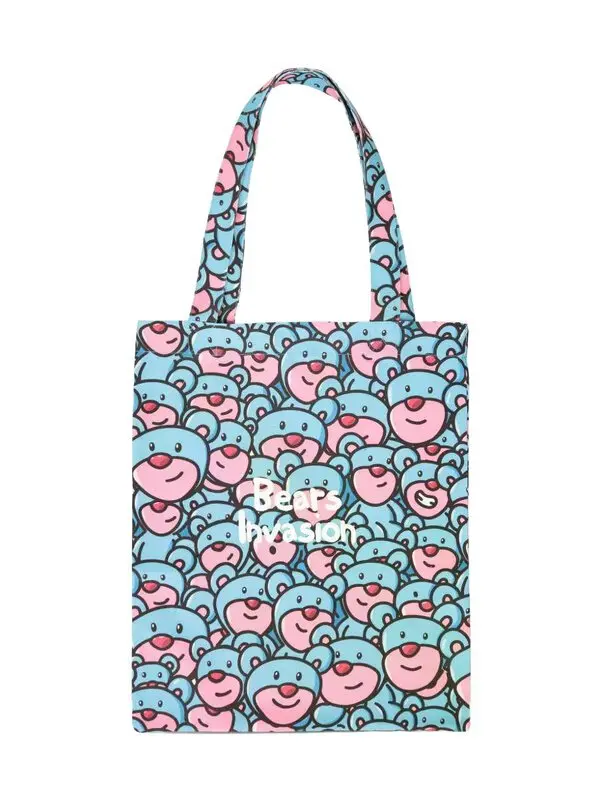INBETWEENERS Printed Tote Bag - Blue