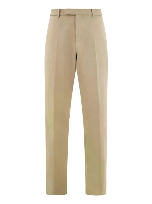 FERRAGAMO Belted Crease Chinos - Neutrals