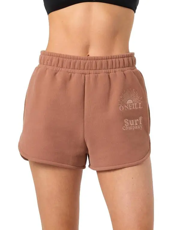 O'Neill Cotton Blend Fleece Shorts - Carob Brown