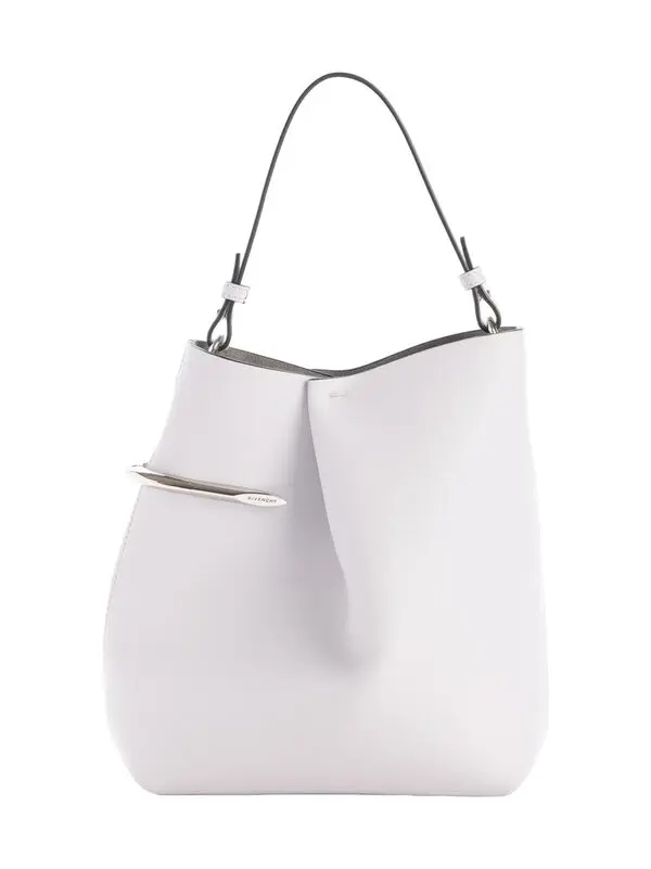 Givenchy Mini Pinch Leather Tote - 057-cloud Grey
