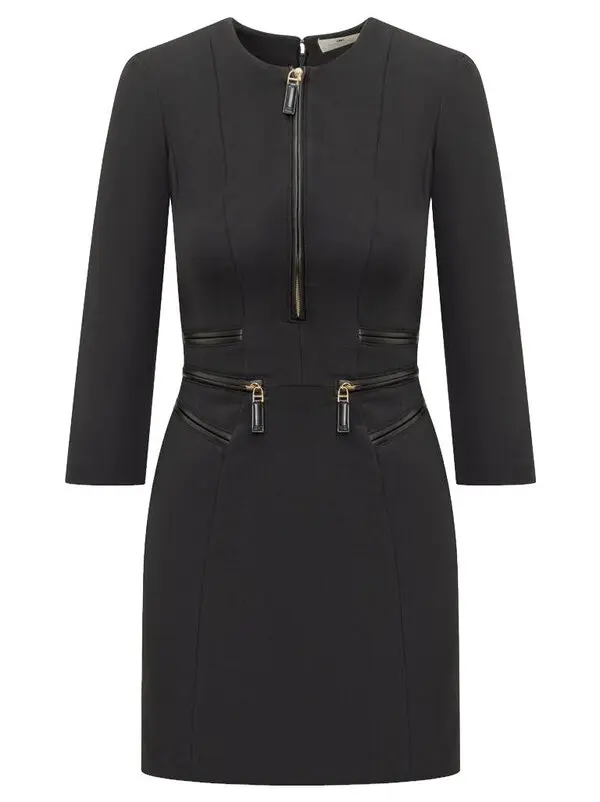 Elisabetta Franchi Mini Dress - Black