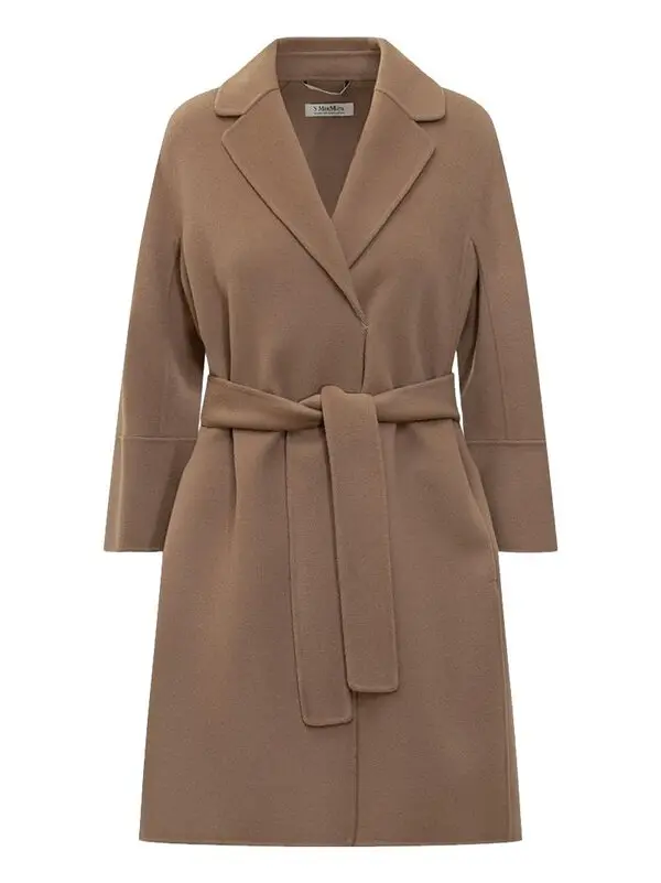 Max Mara Camel-colored Wool Coat - Brown