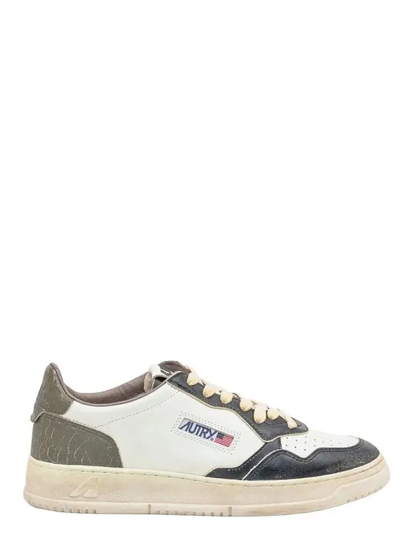 AUTRY Medalist Leather Sneakers - Green