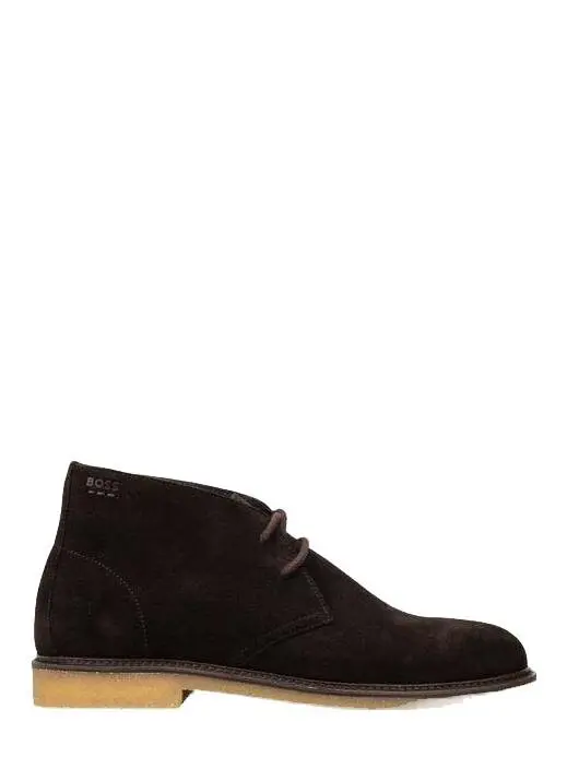 BOSS Kope Suede Chukka Boot - Dark Brn