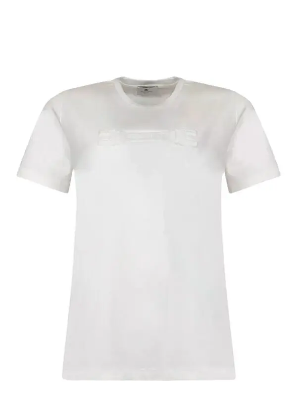 Elisabetta Franchi Logo T-shirt - White