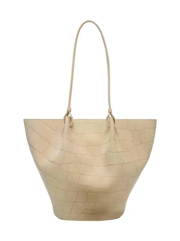 Loulou De Saison Circular Textured Shoulder Bag - Neutrals