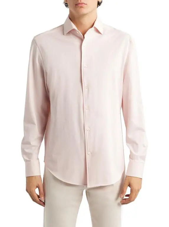 Bugatchi Devon Ooohcotton® Button-up Shirt - Primerose