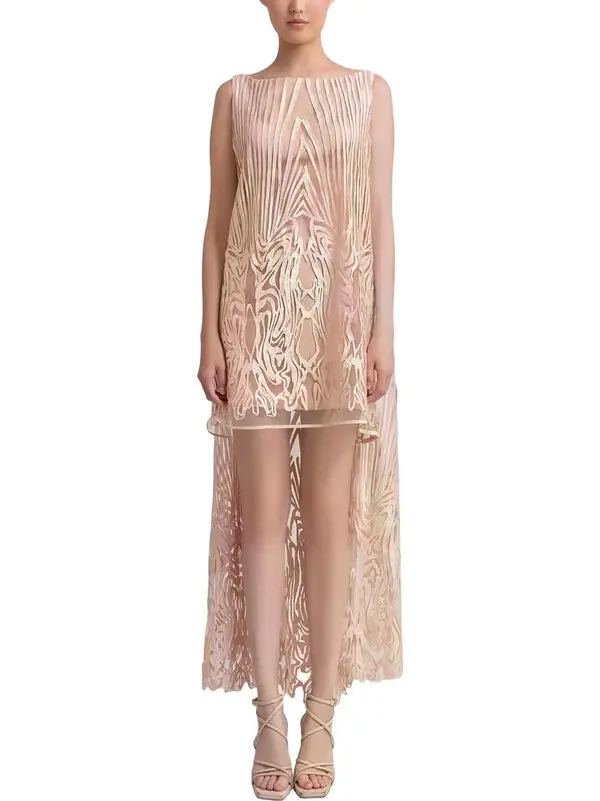 GEMY MAALOUF Patterned Dress - Neutrals