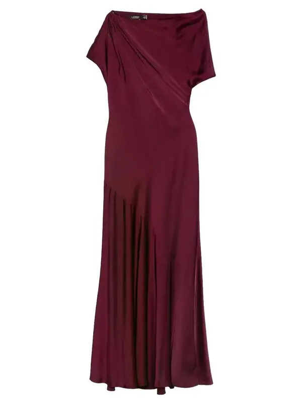 Ralph Lauren Draped Maxi Dress - Red
