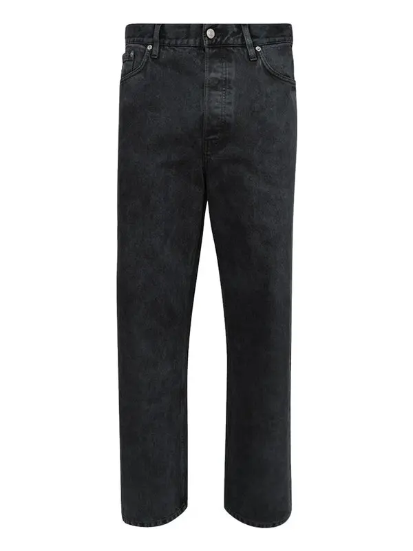 Dries Van Noten Cotton Straight Leg Pants - Black
