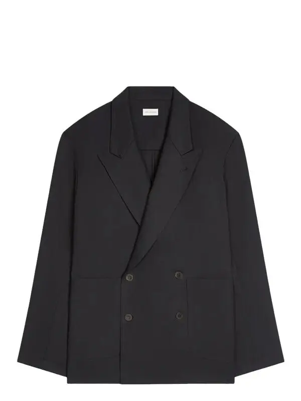 Dries Van Noten Caplans Bis M.w. Blazer - Black