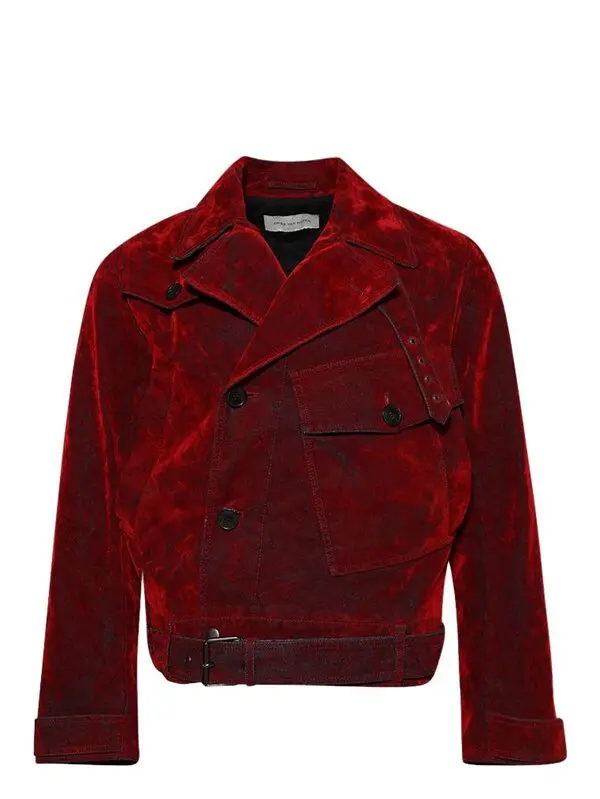 Dries Van Noten Vassel Den M.w. Jacket - Red