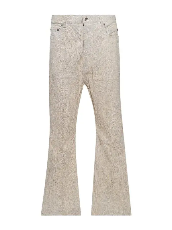 Rick Owens Bolans 11 Denim Pantaloni - White