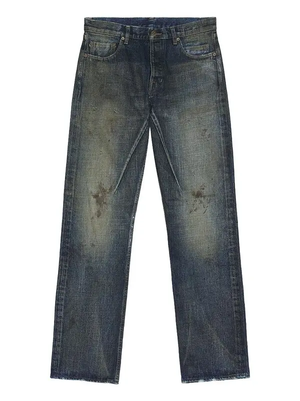 Rick Owens Kurdt Denim Jeans - Blue