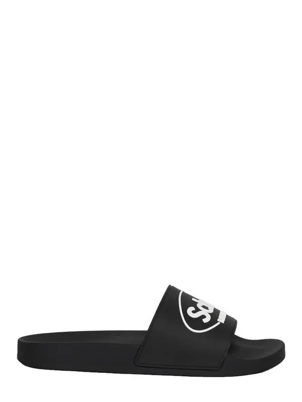 Balenciaga X Scholl Pool Slides - Black
