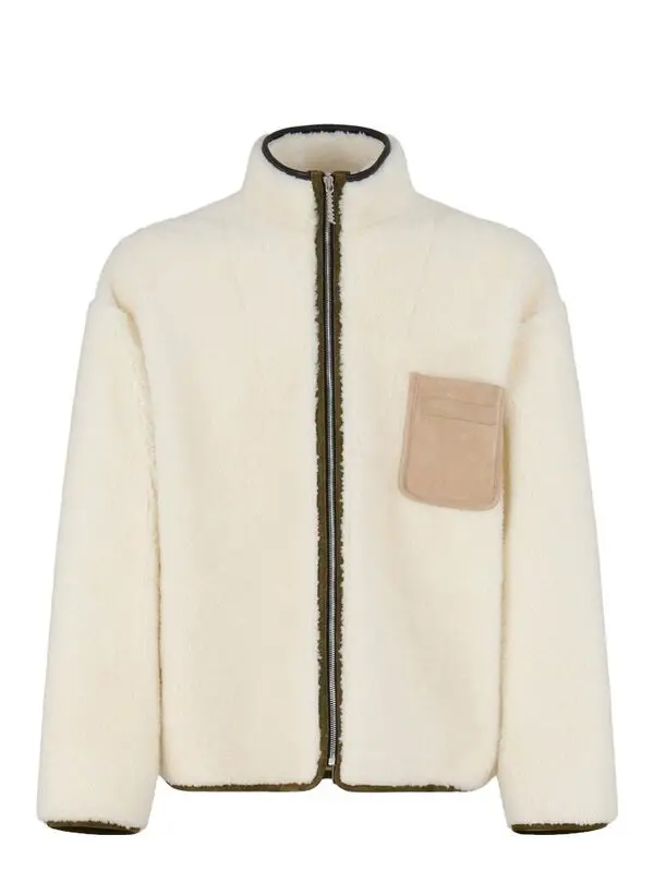 Marni Shearling Jacket - White