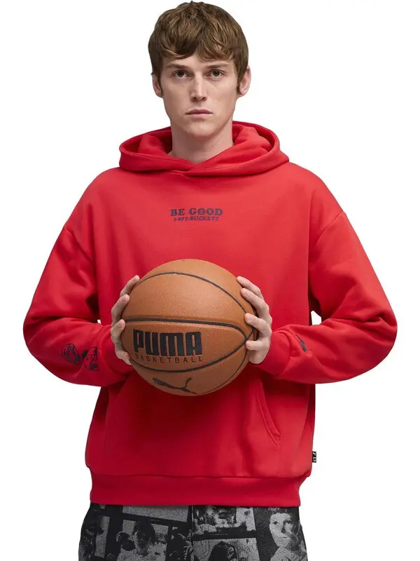 PUMA Hoops X E.t. Basketball Hoodie - Red