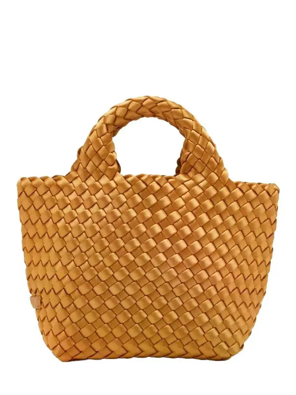 NAGHEDI St. Barths Petit Woven Tote Bag - Gold