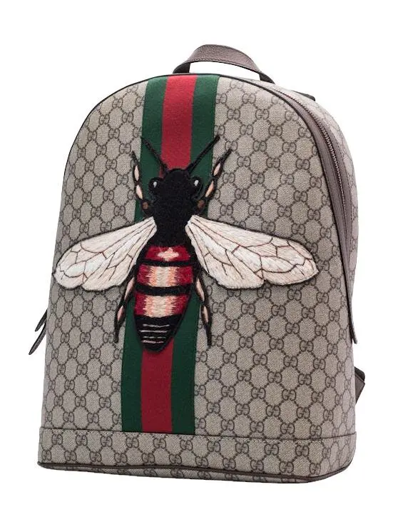 Gucci Animalier Web Gg Supreme Backpack - Multicolor