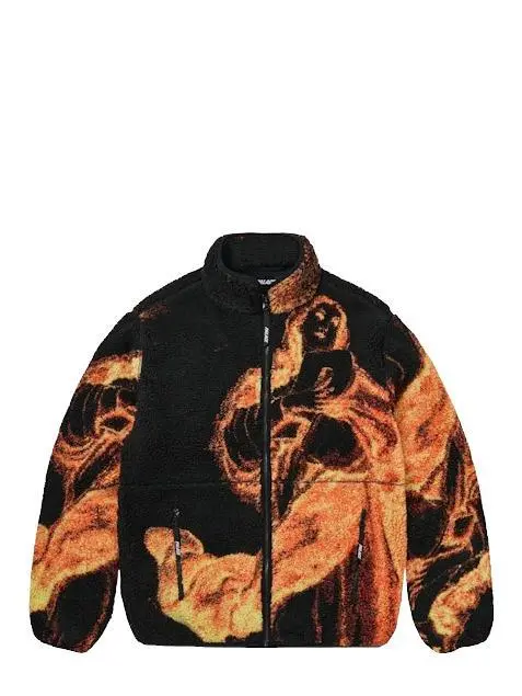 PALACE Holy Grail Funnel Fleece - Black