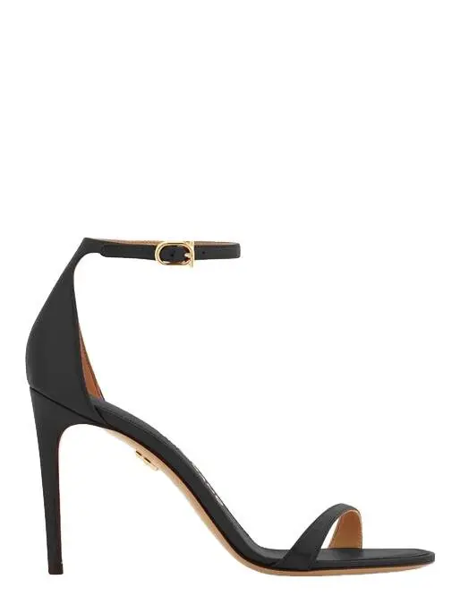 FERRAGAMO Strappy Stiletto Sandal - Black