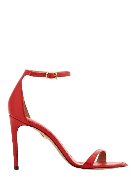 FERRAGAMO Strappy Stiletto Sandal - Red