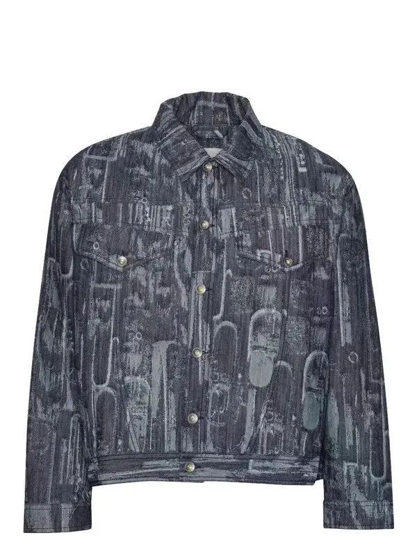 Henrik Vibskov Printed Jacket - Blue