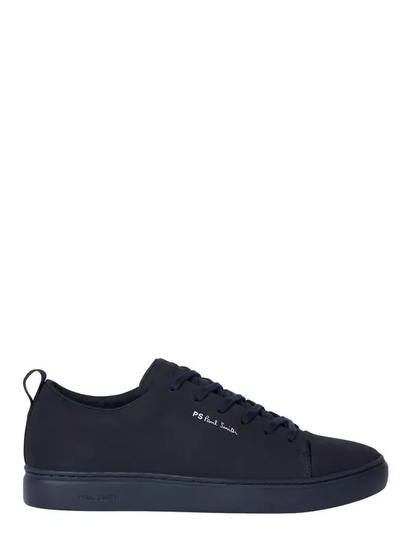 Paul Smith Nubuck Leather 'lee' Trainers - Blue