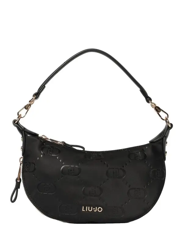 Liu Jo Embossed Shoulder Bag - Black