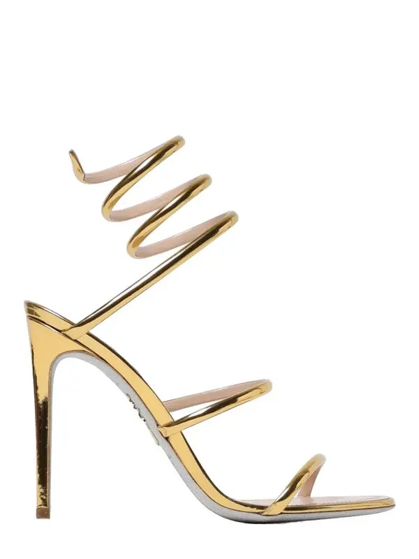 Rene Caovilla Heeled Sandal - Gold
