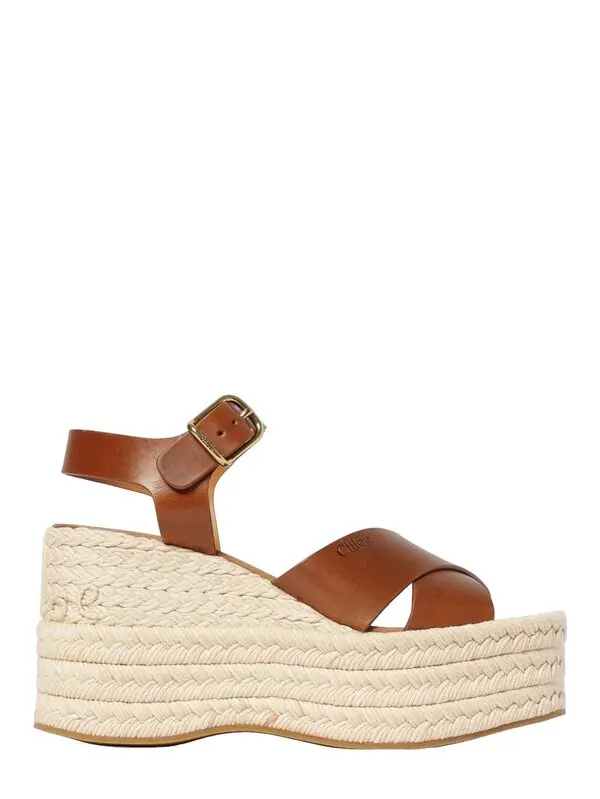 Chloé Heeled Sandals - Brown