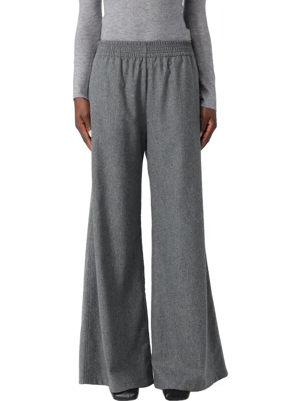 Fabiana Filippi Wide Leg Trousers - Grey