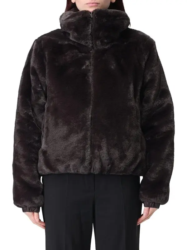 SAVE THE DUCK Fur Coat - Brown